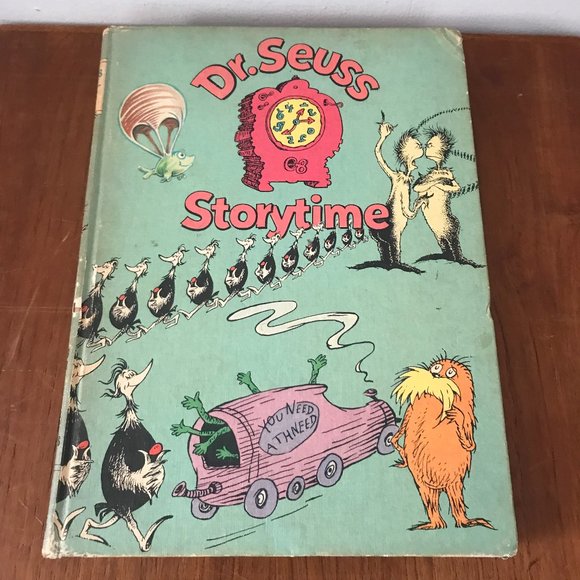 Dr. Seuss | Toys | Vintage 974 Dr Seuss Storytime Blue Hardback Book ...